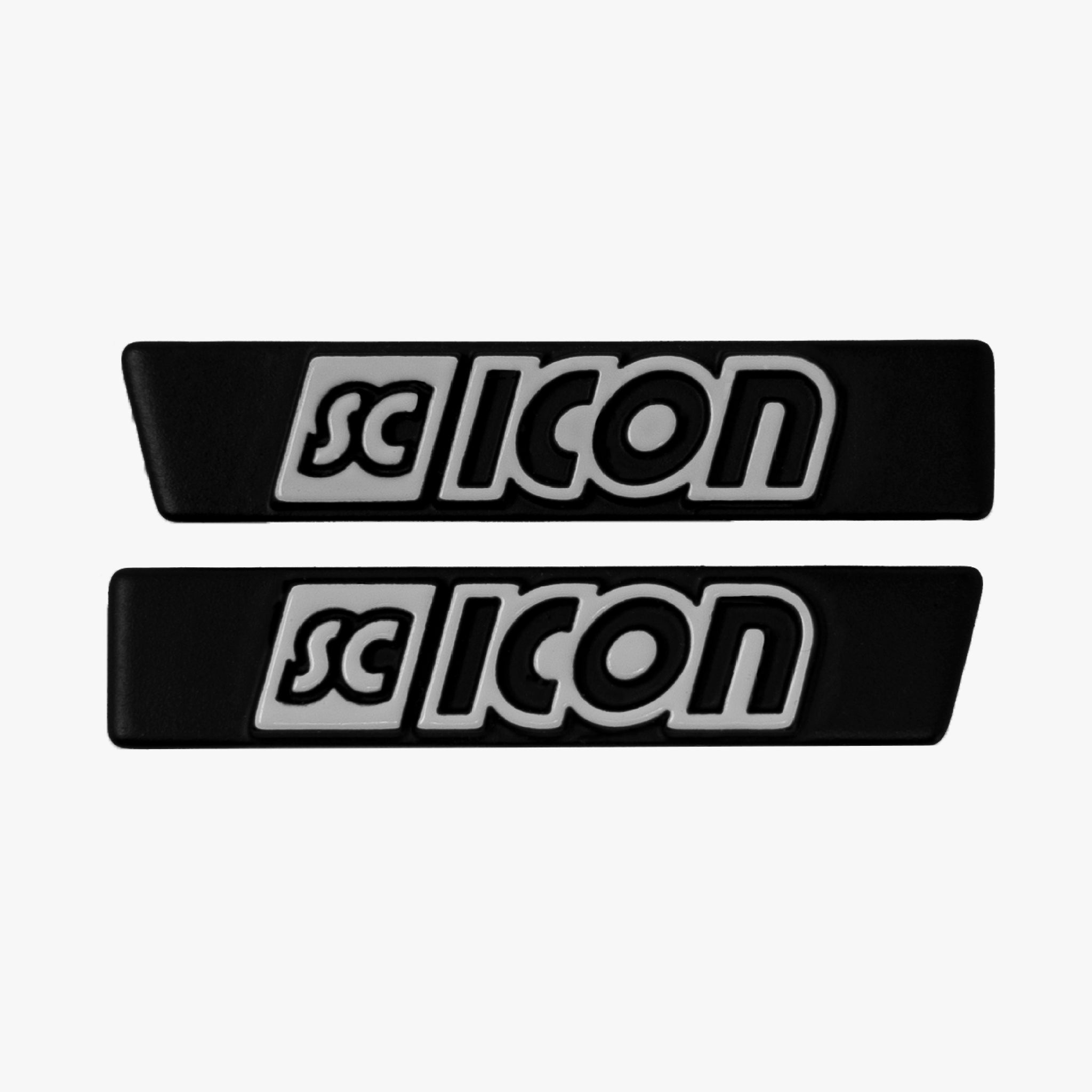 Black/White Metal logo for Scicon eyewear | Scicon Sports