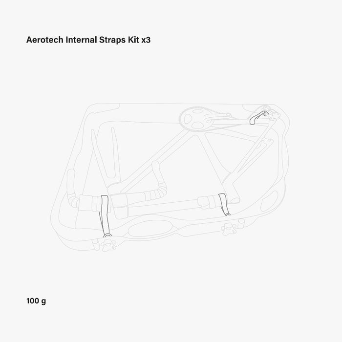 Black internal Straps Aerotech 3.0 | Scicon Sports