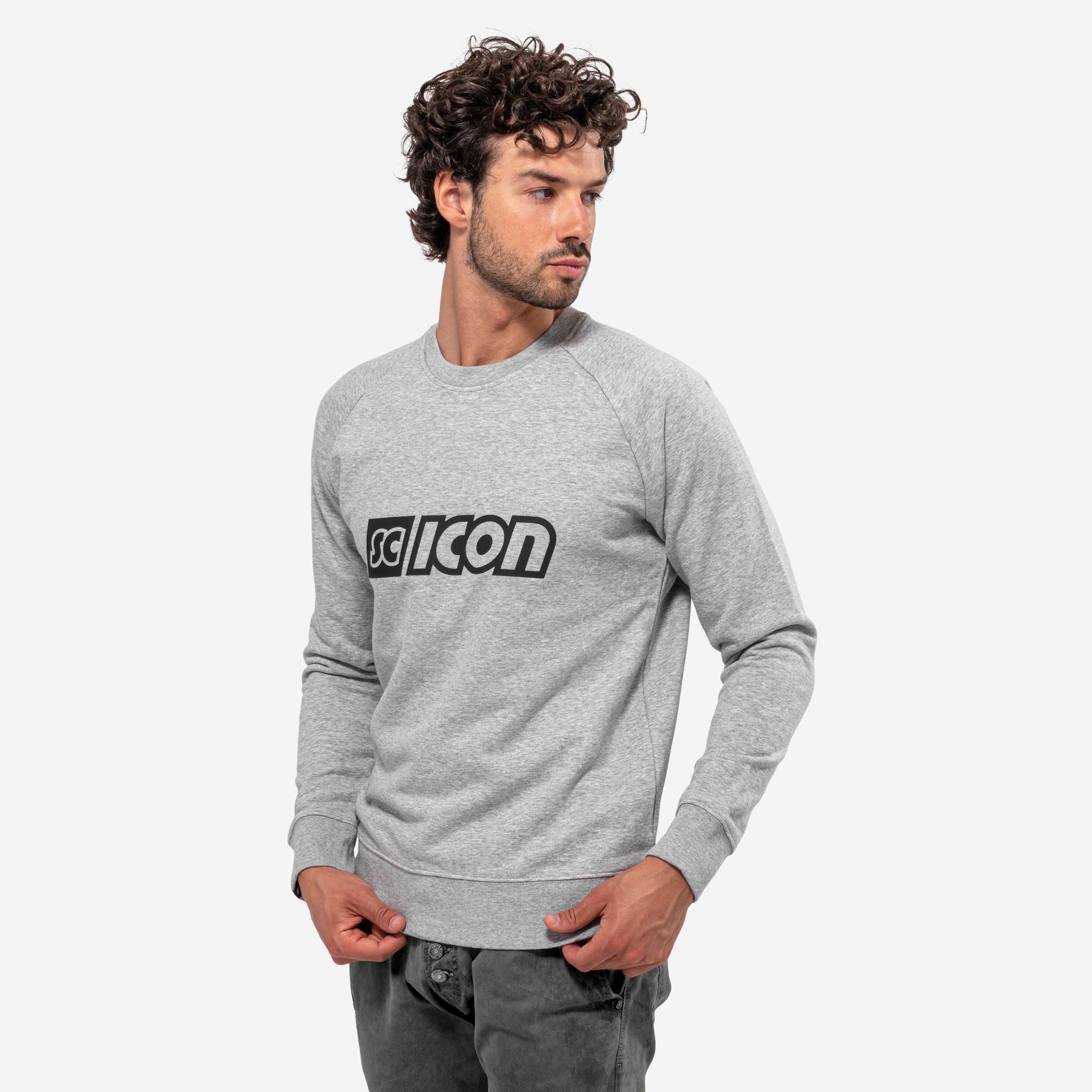 Grey Scicon Logo Sweater | Scicon Sports