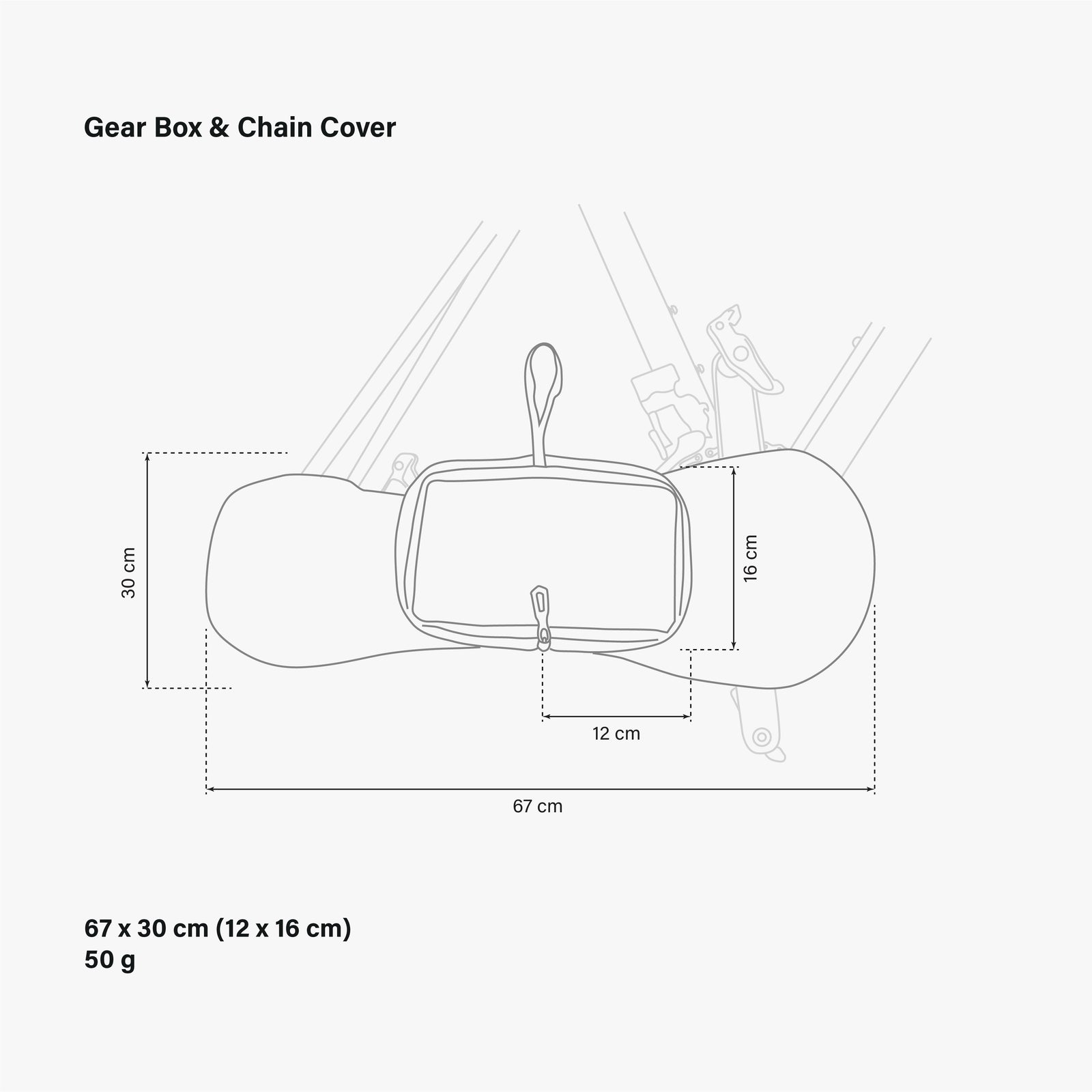 Black Gearbox & Bike Chain Cover | Scicon Sports